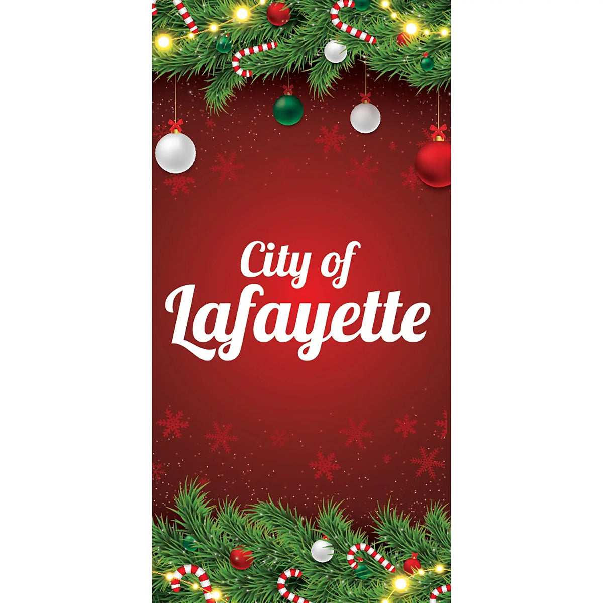 CHR-155 Christmas Pole Banner – Evangeline Specialties