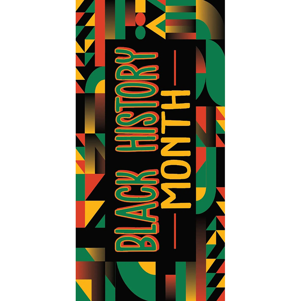 BHM-002 Black History Month Pole Banner – Evangeline Specialties