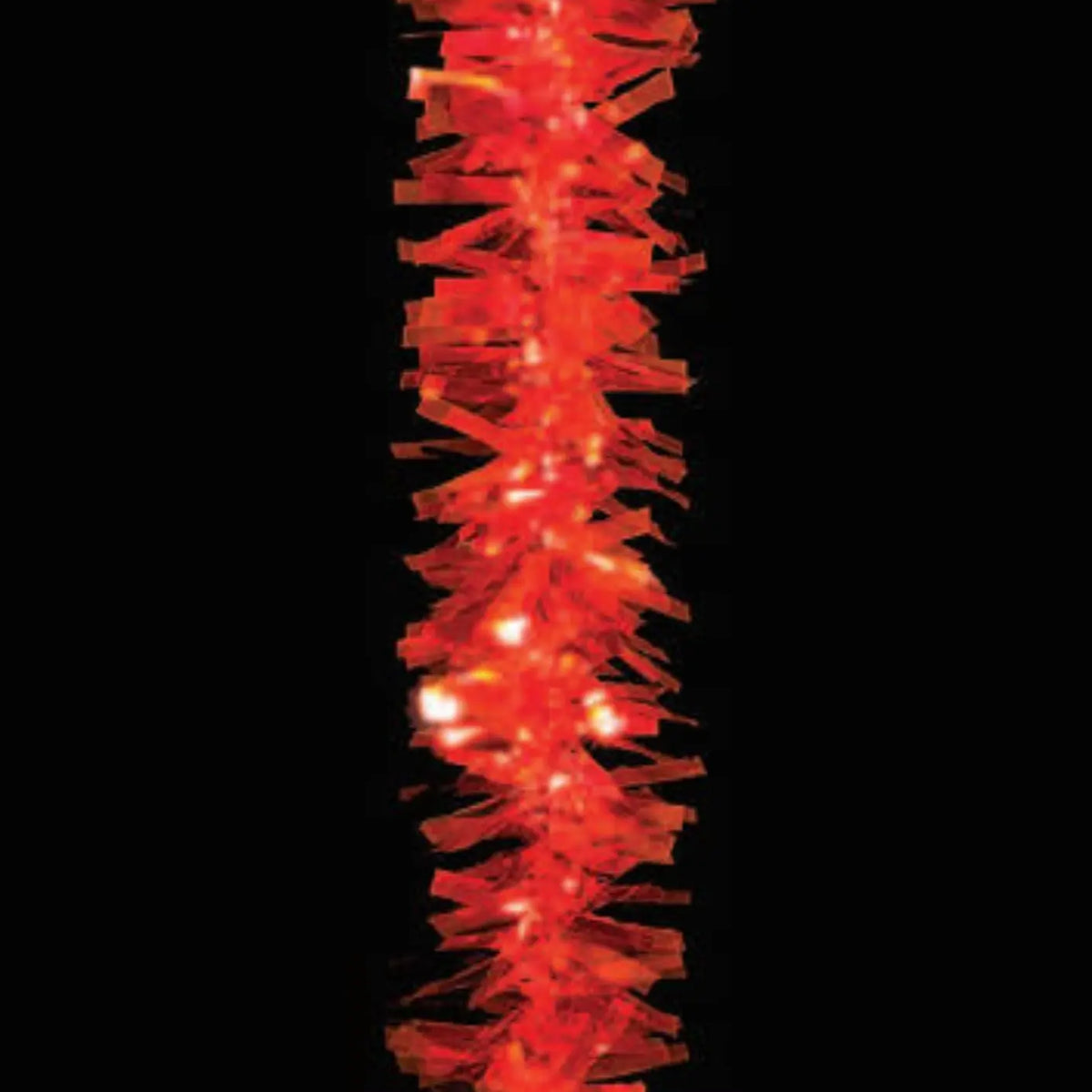 6" Regular H-Cut PVC - Red - Unbranched Garland – Evangeline Specialties