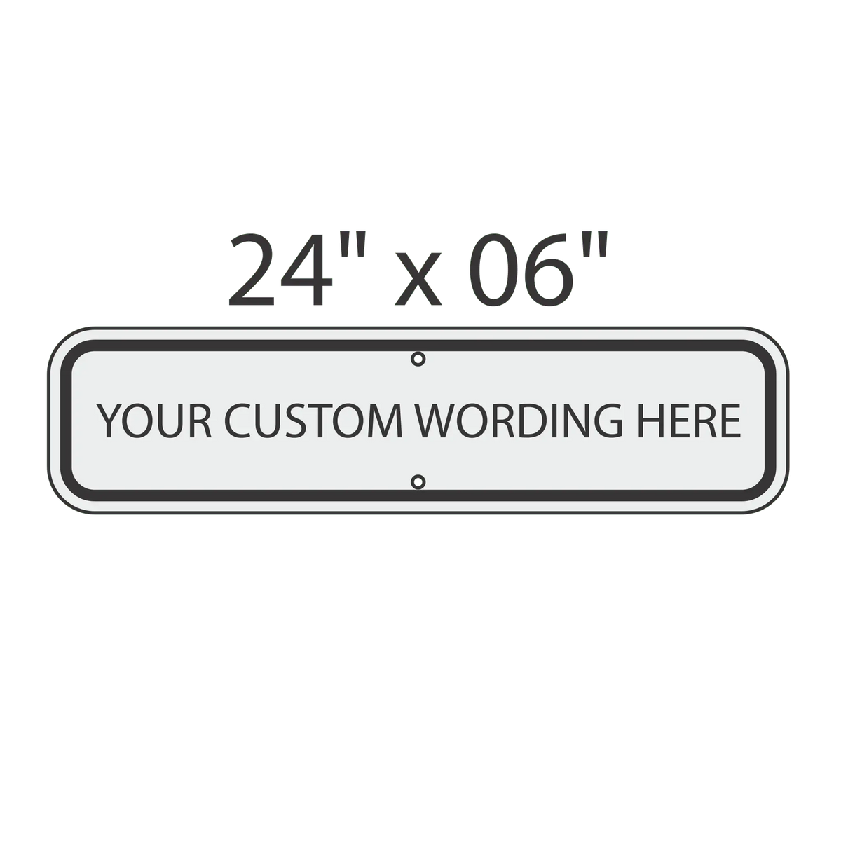 Create a Sign 24" x 6" – Evangeline Specialties