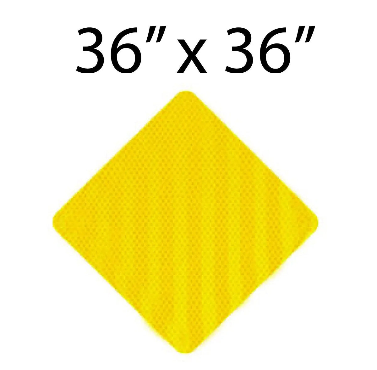 36" x 36" Aluminum Reflective Sign Blank (Diamond Orientation) - Sign ...