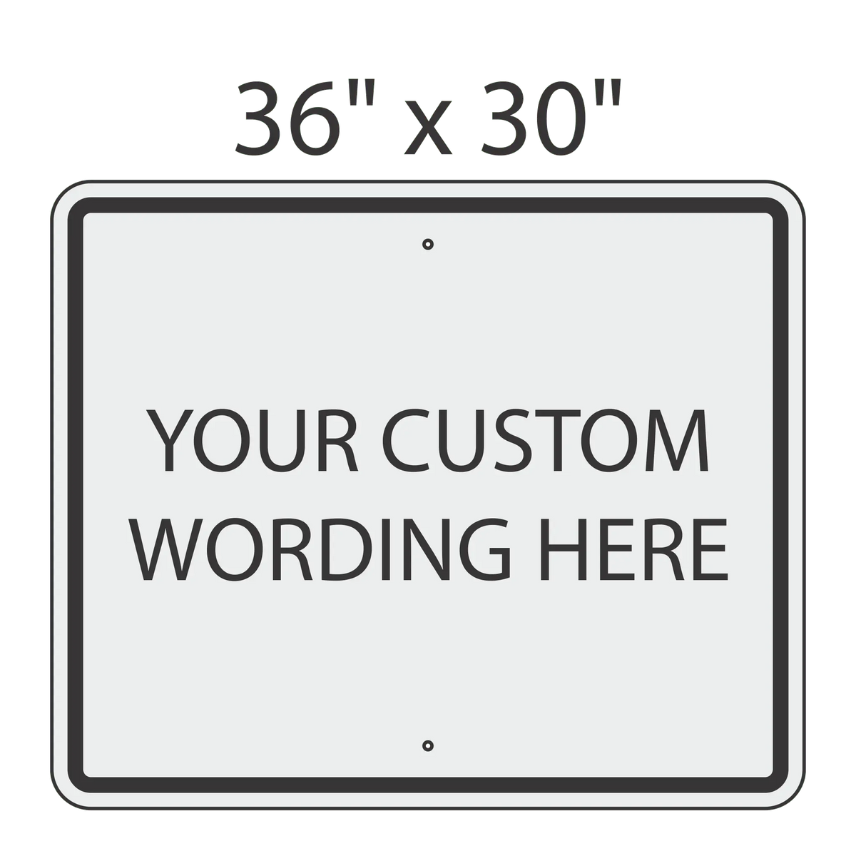 Create a Sign 36" x 30" – Evangeline Specialties