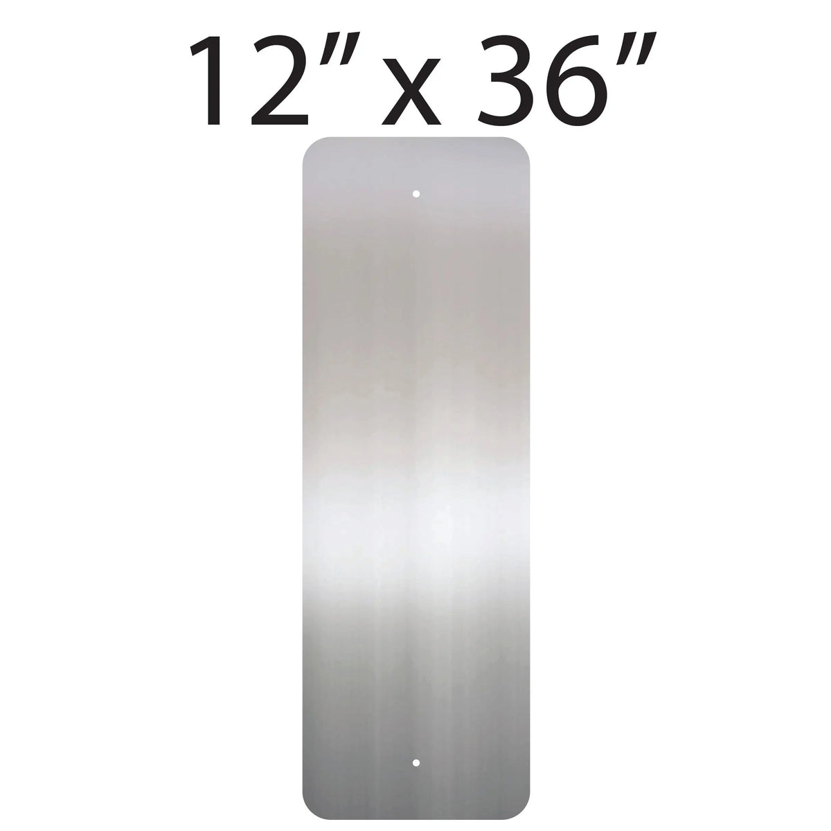 12" x 36" Aluminum Sign Blank - Sign Supplies – Evangeline Specialties