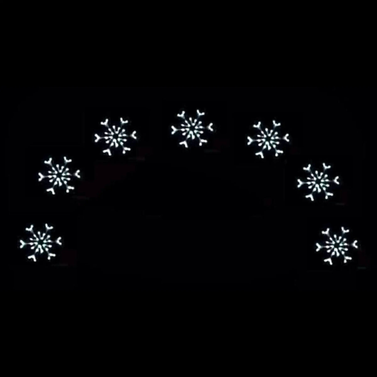 8' x 14' Snowflake Arch - Commercial outdoor Christmas Yard Decoration ...