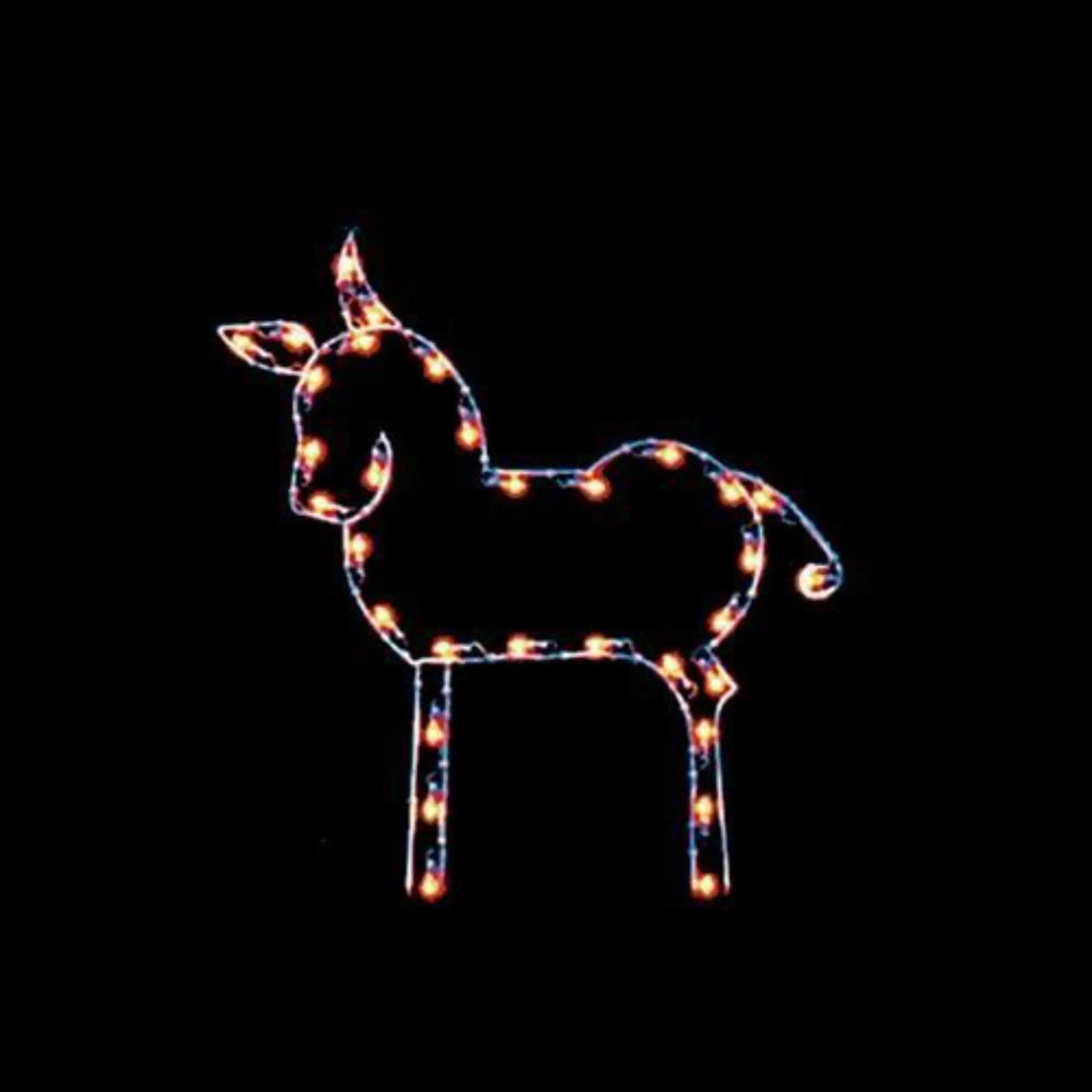 3' Donkey - Commercial Outdoor Christmas Yard Decoration – Evangeline ...