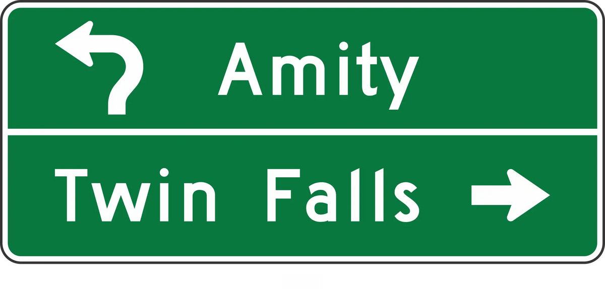 D1-2D Exit Destination Sign – Evangeline Specialties