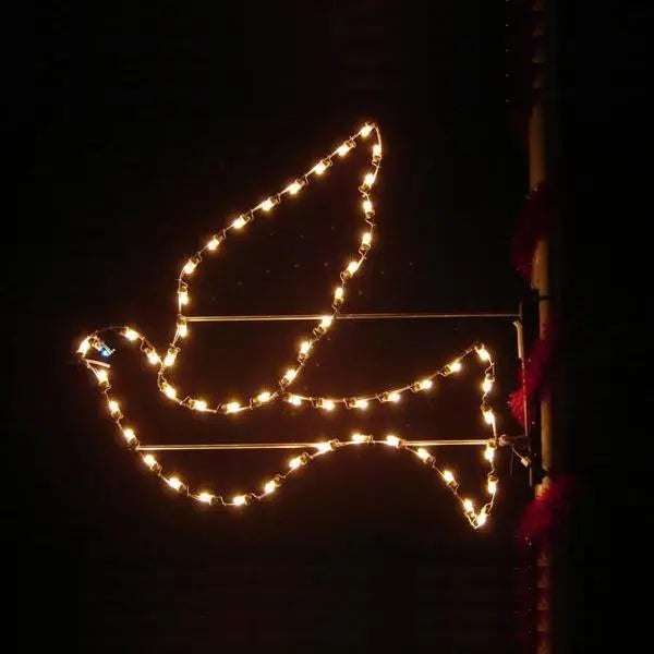 5' Peace Dove - Commercial Outdoor Christmas Pole Decoration ...