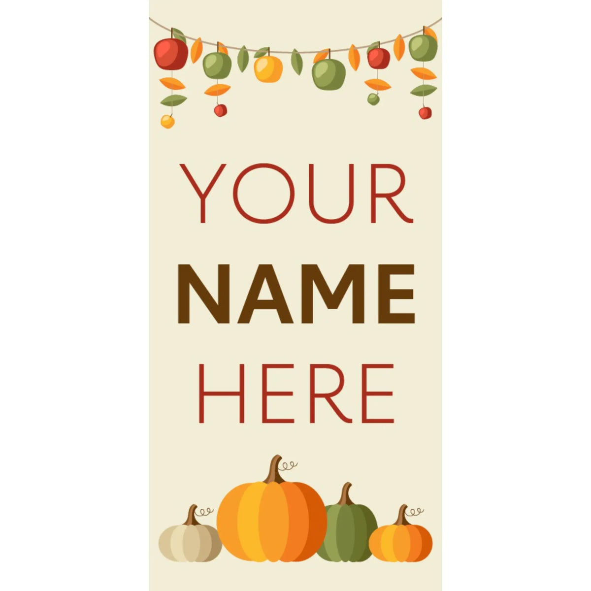 FALL-007 Fall/Autumn Pole Banner – Evangeline Specialties