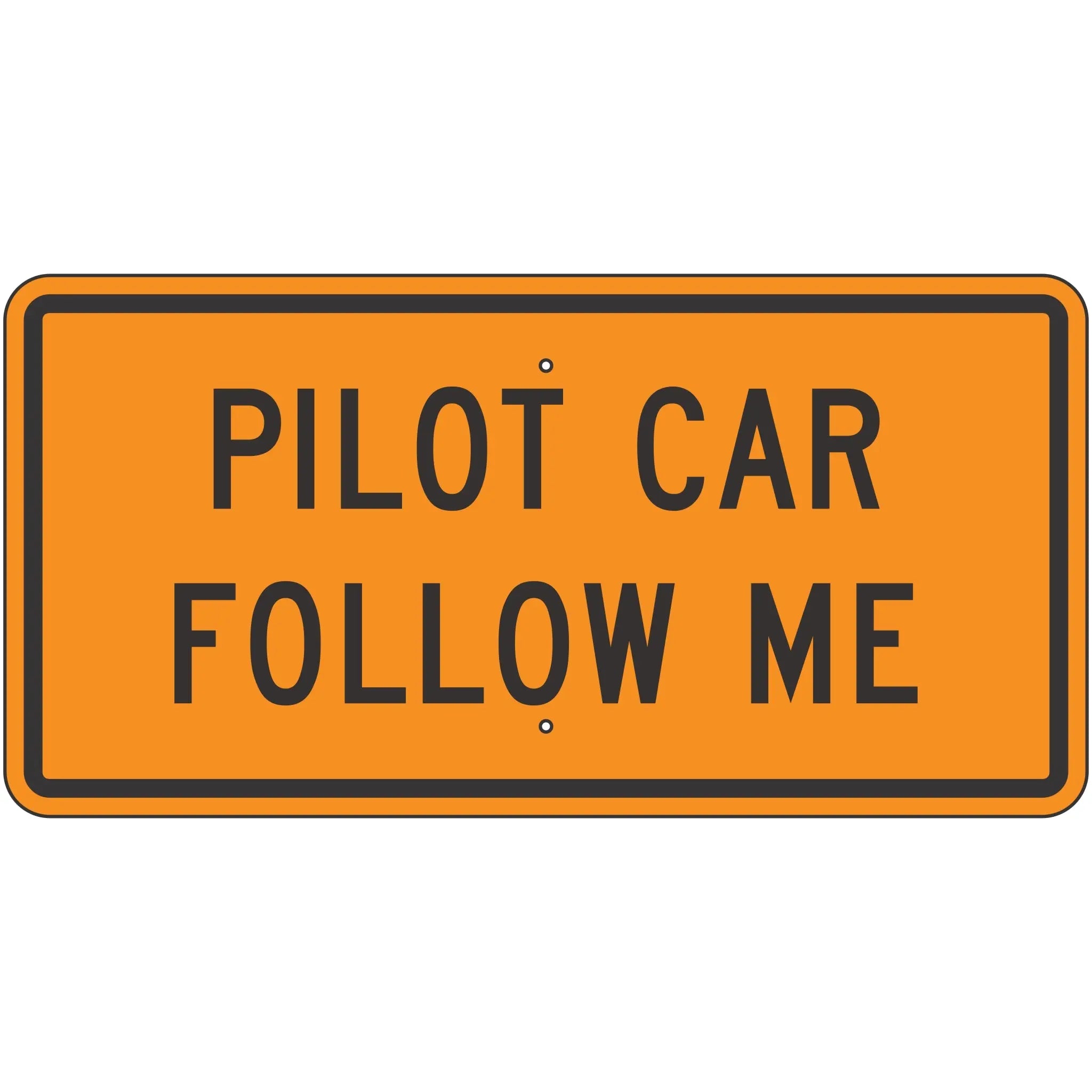 G20-4 Pilot Car Follow Me Sign – Evangeline Specialties