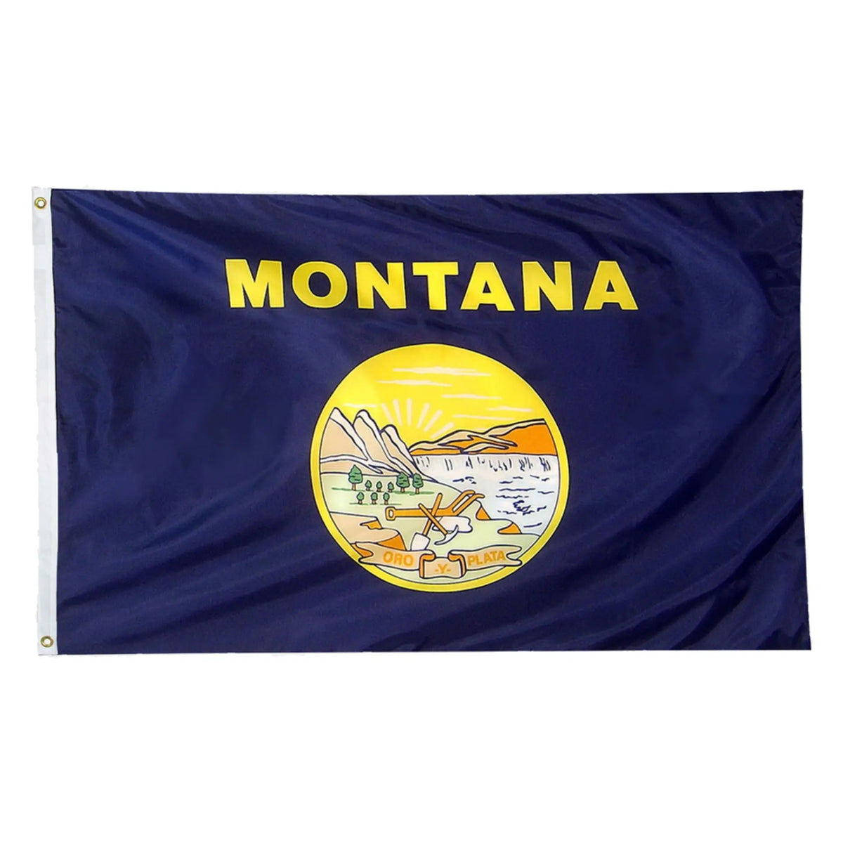 Montana State Flag - Montana State Commercial Grade Nylon Flag, Made in ...