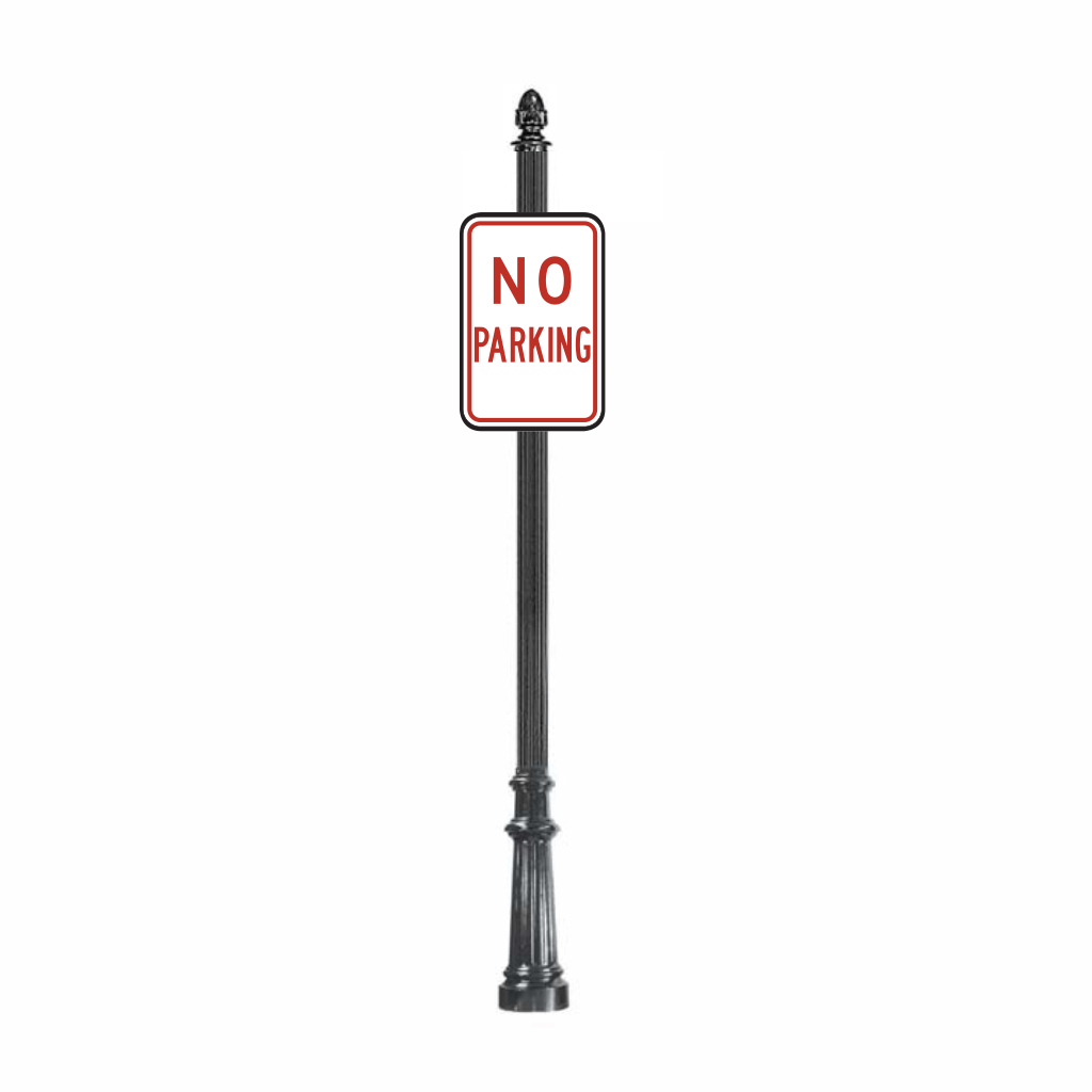 Ornamental R8-3a No Parking Sign Package – Evangeline Specialties