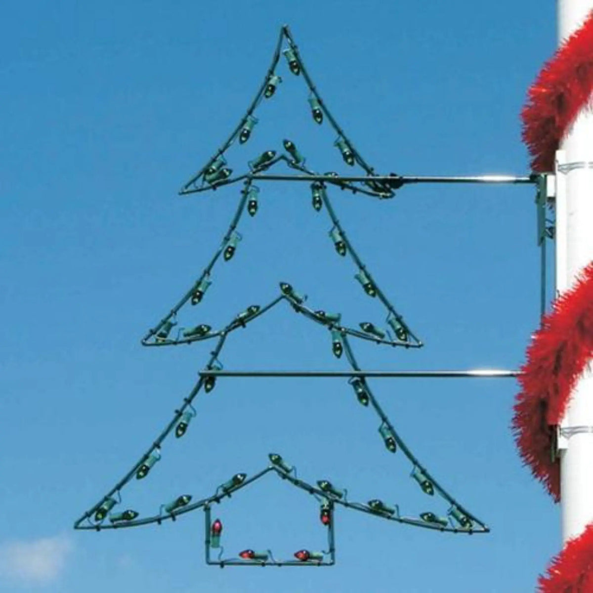 4' Tree - Commercial Outdoor Christmas Pole Decoration – Evangeline ...
