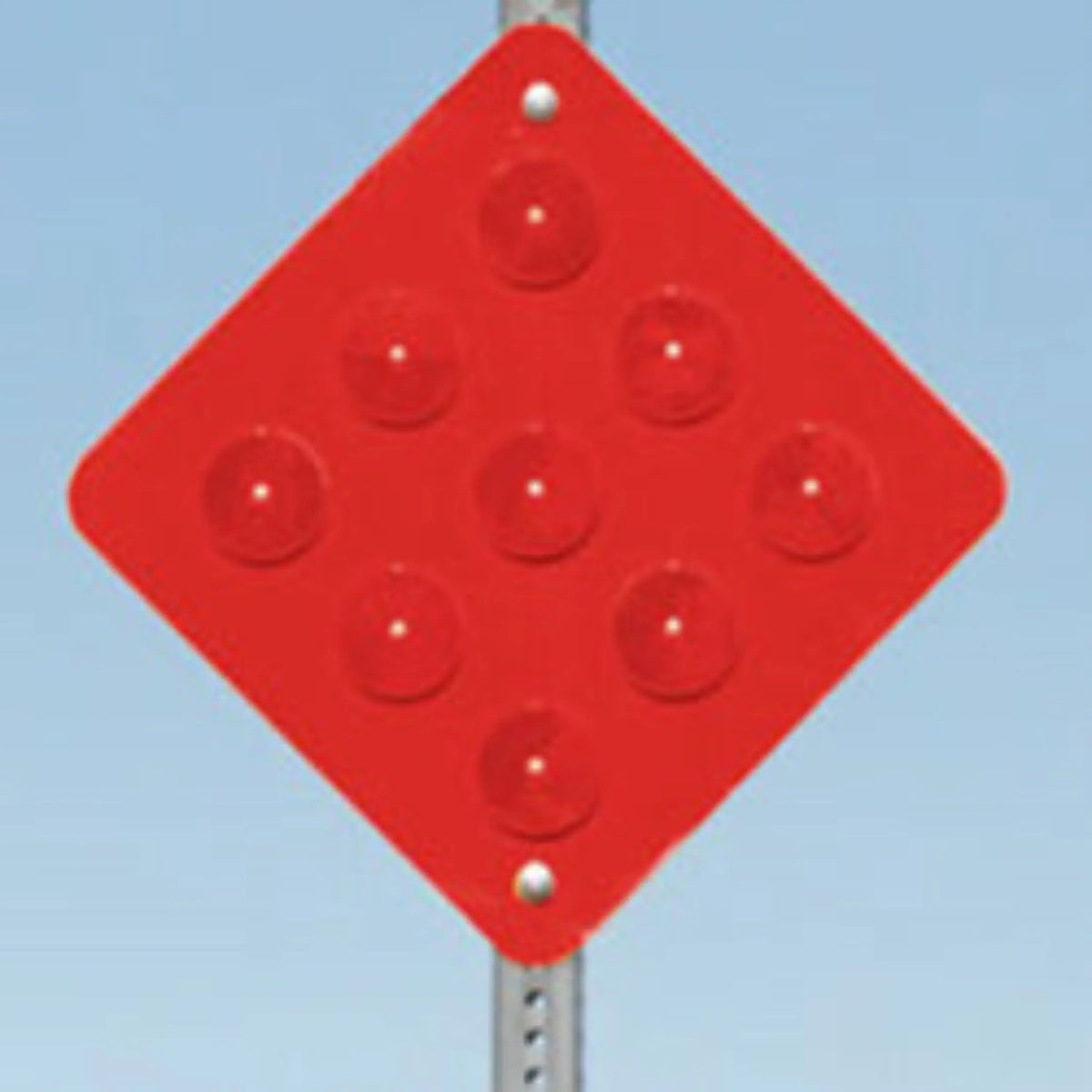 OM4-1 End of Road Marker Sign 18"x18" – Evangeline Specialties