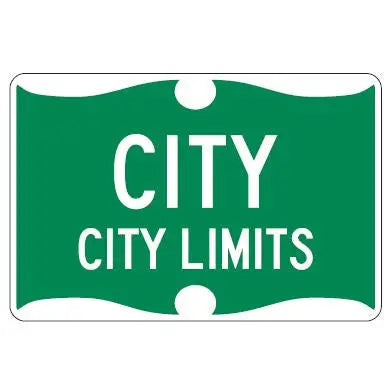 City Limit Colonial Border Sign – Evangeline Specialties