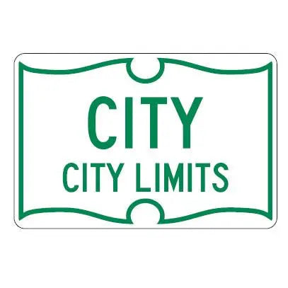 City Limit Colonial Border Sign – Evangeline Specialties