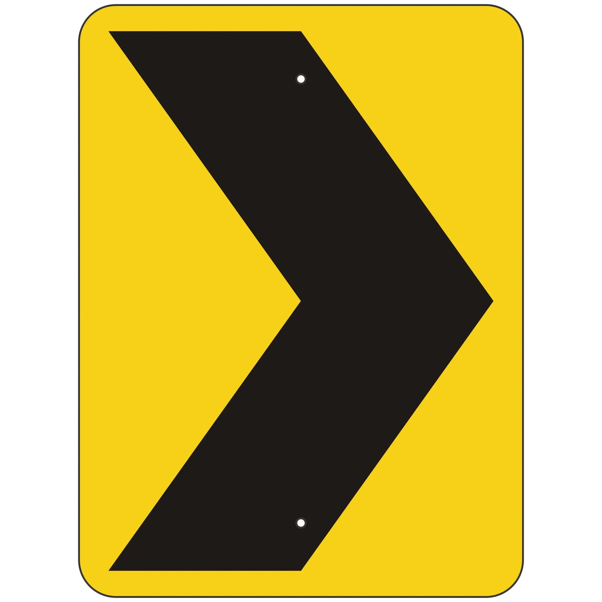 W1-8 Chevron Sign – Evangeline Specialties