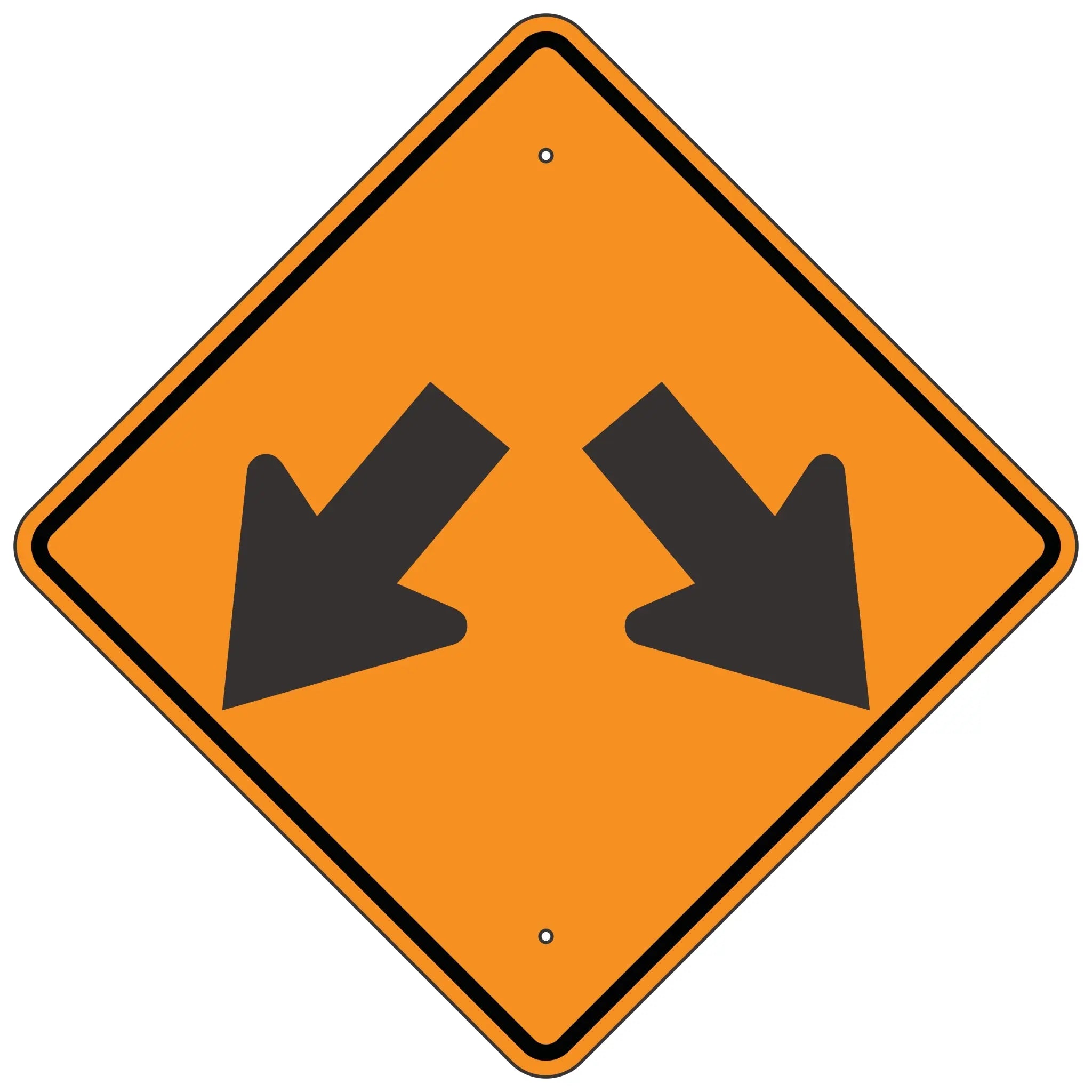 W12-1 Double Arrow Sign – Evangeline Specialties