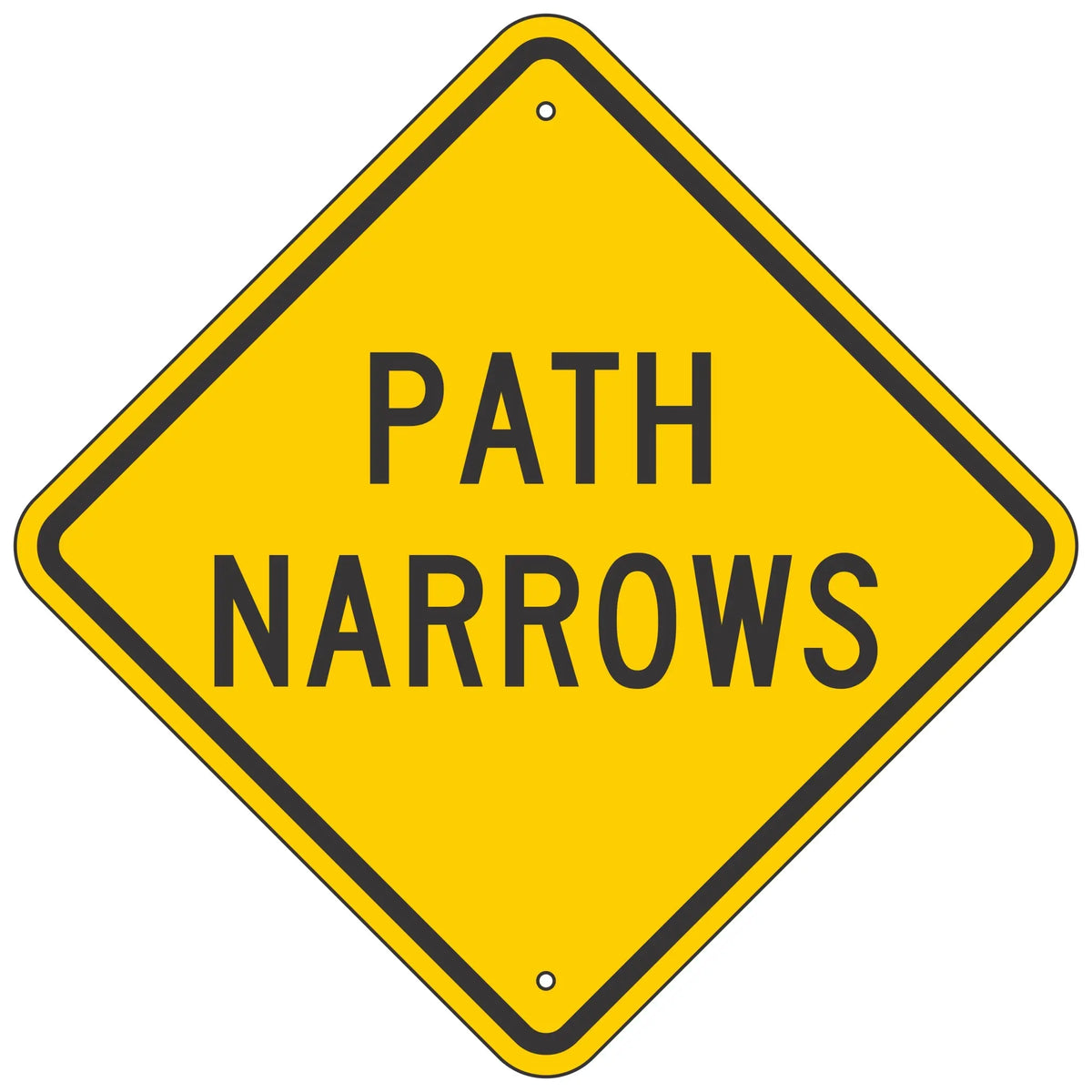 W5-4A Path Narrows Sign – Evangeline Specialties