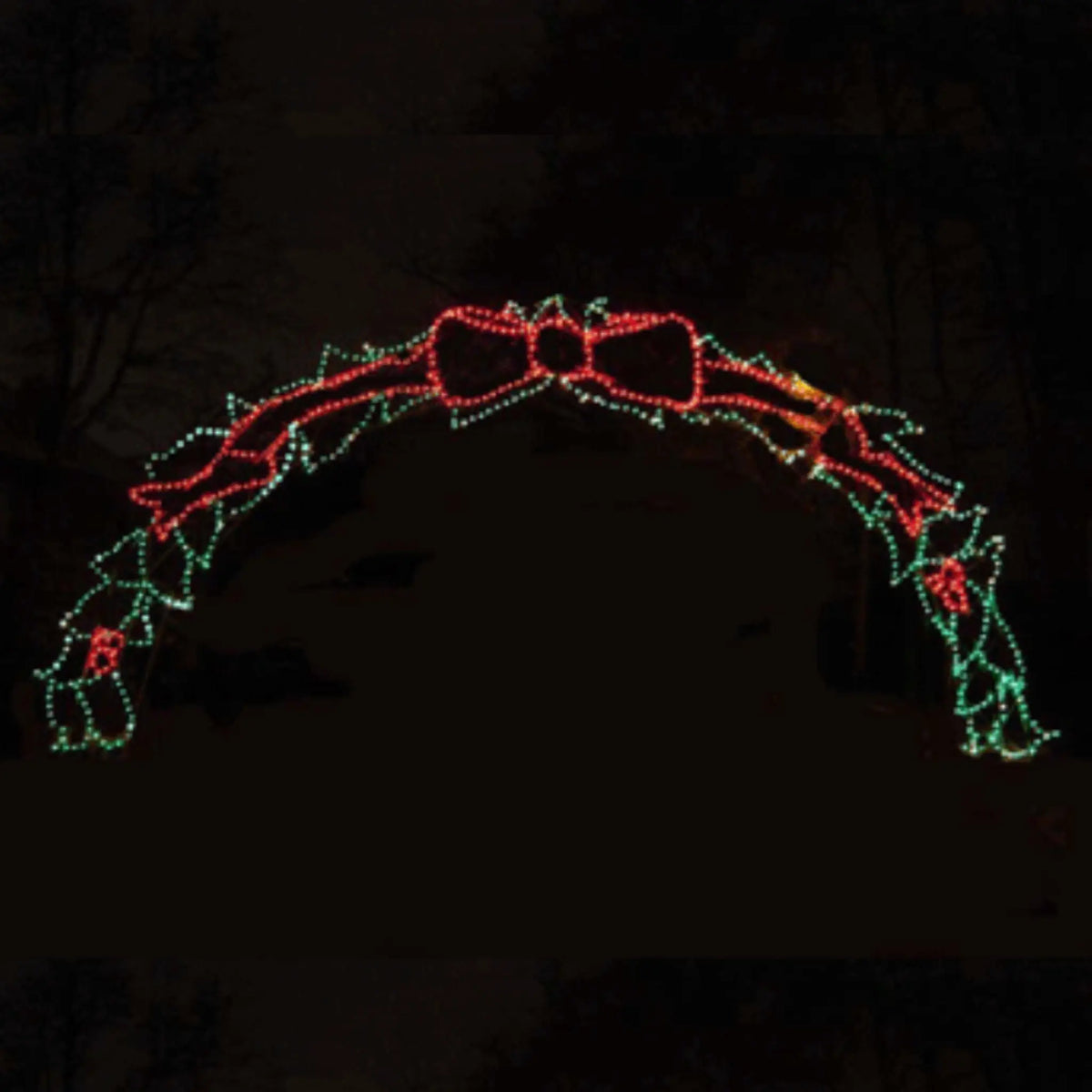 10' x 20' Arch Bow - Commercial Outdoor Christmas Yard Decoration ...