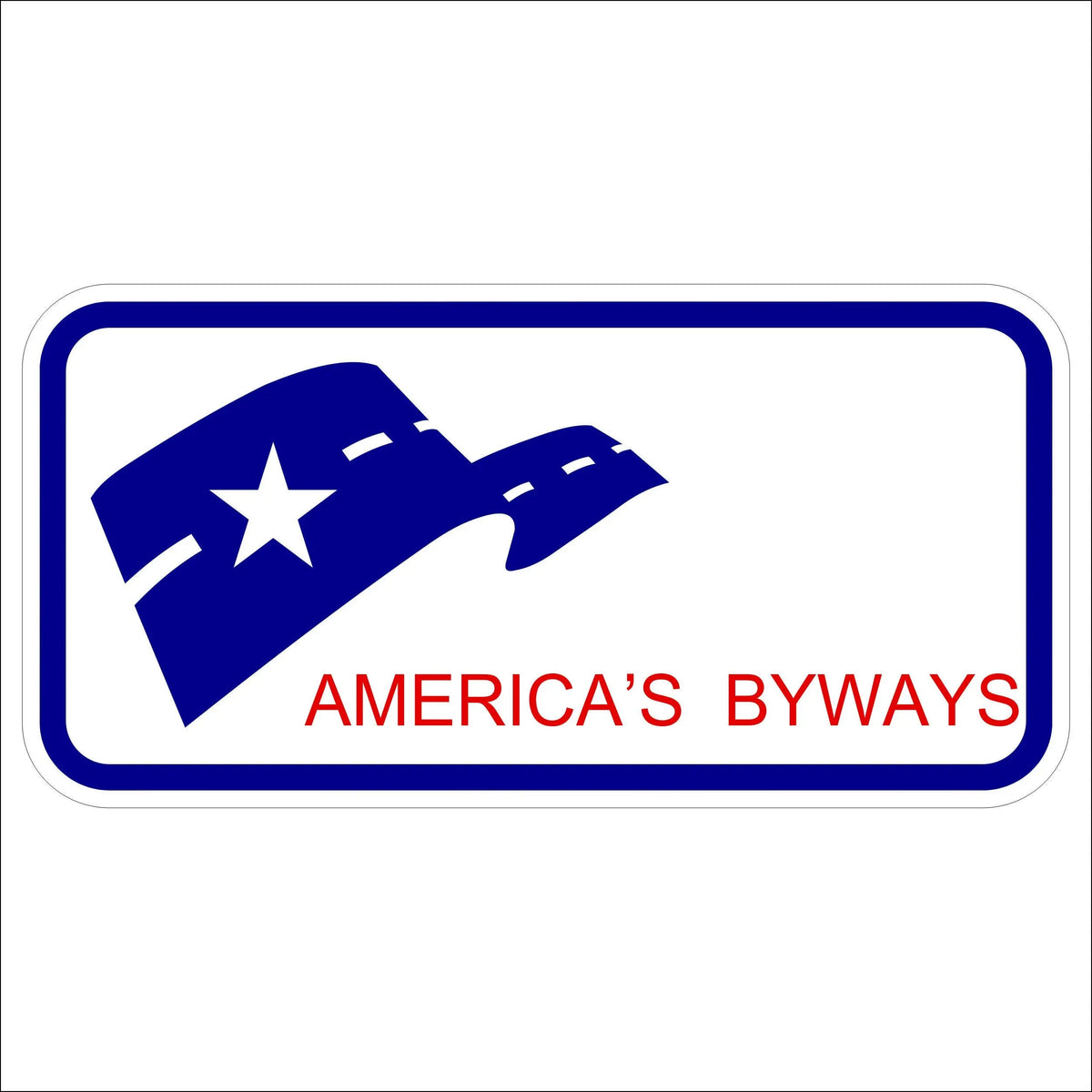 D6-4A National Scenic Byways Sign – Evangeline Specialties