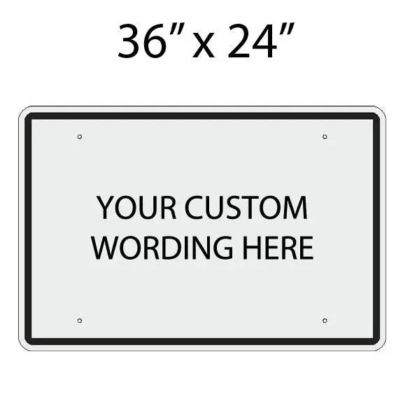 Create a Sign 36" x 24" – Evangeline Specialties