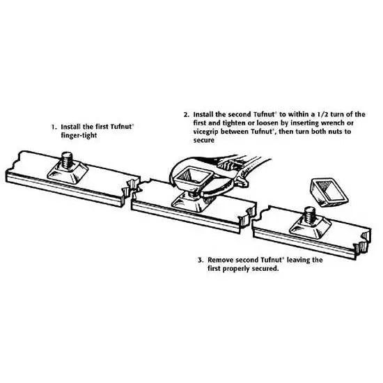 5/16-18 Tufnut Steel Zinc – Evangeline Specialties